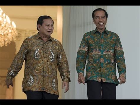 Jokowi Batik Pekalongan Prabowo Pilihan Warga Pada Pilpres 2019