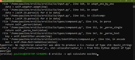Bug Error Encountered Ersilia V Api Calculate Eos3b5e Issue