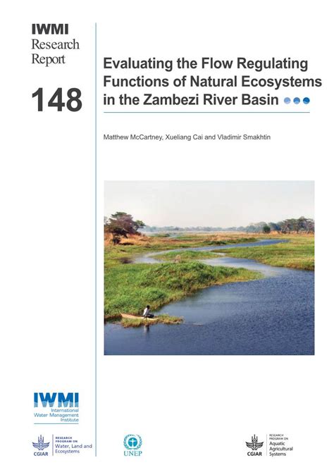 Evaluating The Flow Regulating Functions Of Natural Ecosystems In The