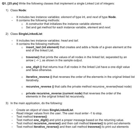 Solved Q Pts Write The Following Classes That Chegg