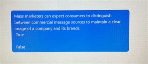 Mass Marketers Can Expect Consumers To StudyX