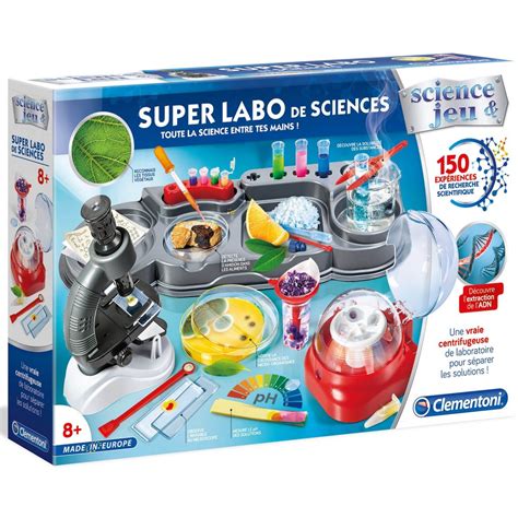 CLEMENTONI Science Et Jeu Super Labo De Sciences Pas Cher Auchan Fr
