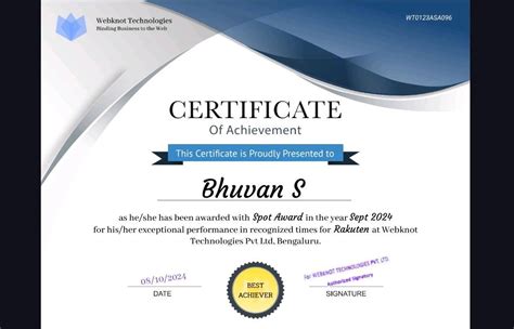 Bhuvan S On Linkedin 🌟 Excited And Honored To Receive The Spot Award