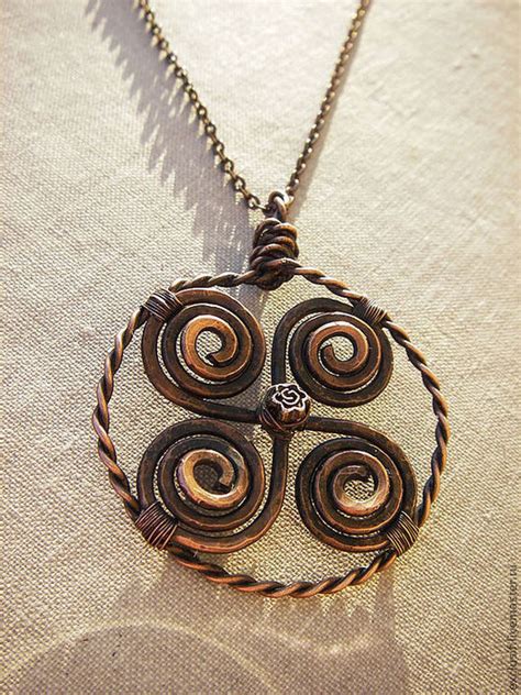 Купить Славянский оберег Кулон медный - оберег, славянский оберег ...