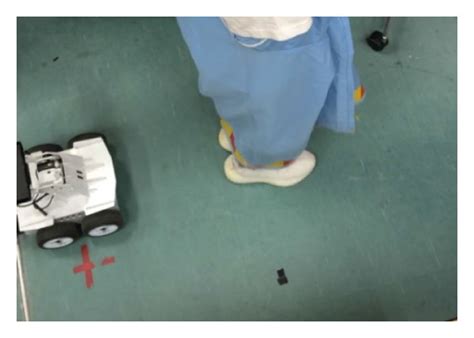 Initialization Phase Of The Drip Stand Patient Follower Robot When