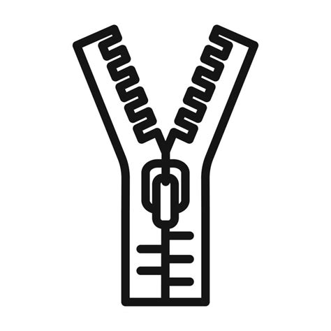 Zipper Icon Mark In Filled Style 47628756 Vector Art At Vecteezy