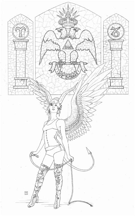 Lilith Demoness Ave Satanas” Two In A Series Of Four Pieces Jason
