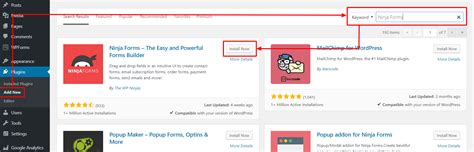WordPress Plugins Ninja Forms