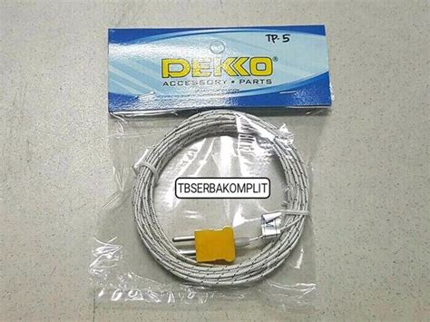 Jual Kabel Termokopel Type K Panjang 5 Meter Dekko TP5 TP 5