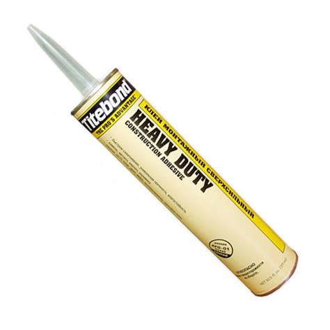 Купить Сверхсильный монтажный клей Titebond Heavy Duty желтый картридж ...