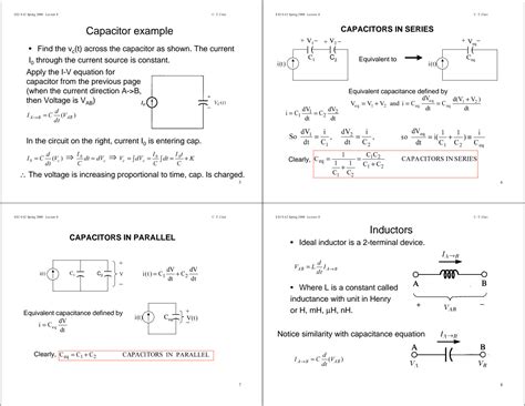 SOLUTION Capacitor Formula List Studypool