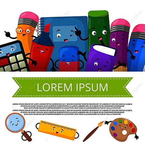 귀여운 만화 문구 배너 템플릿 포스터 템플릿 Psd 다운로드 디자인 자료 다운로드