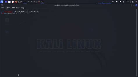 Kali Linux Camphish Direct Link Not Generating 2024