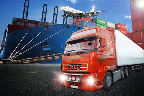 물류 배경 사진 및 창의적인 일러스트 무료 다운로드 Lovepik