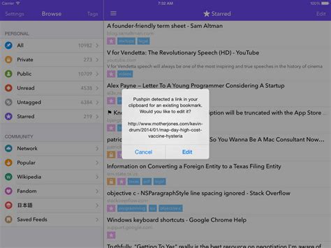 Pushpin For Pinboard Updated With Improvements Optimized For Ios 8 And