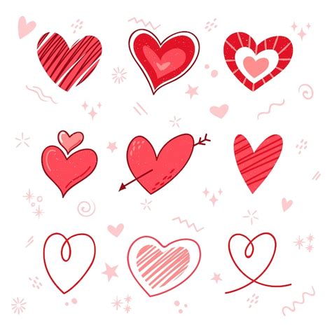 낙서 손으로 그린 연설 거품 드로잉 컬렉션 무료 벡터