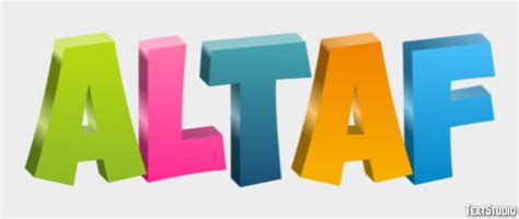 Altaf Multi Color For The New Year Text Effect Generator