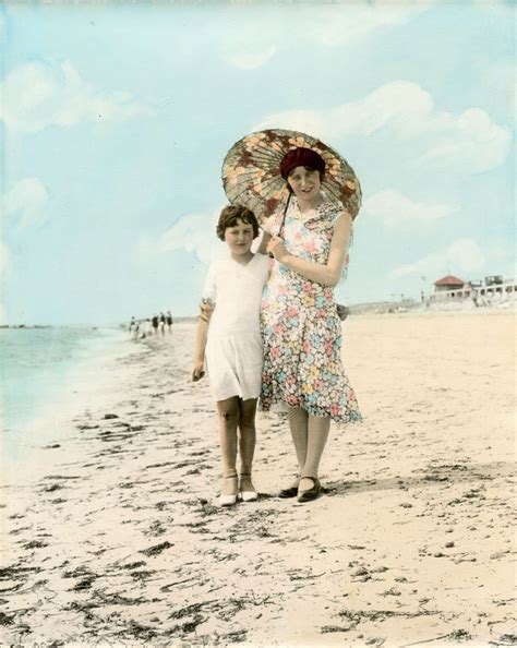 Mom And Daughter At The Beach Fine Daguerreotypes And Photography