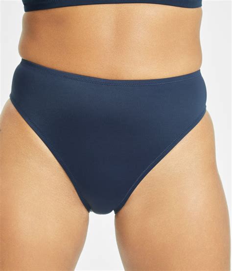 The Bralette And High Waist Swim Bundle Navy Lively