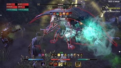 ESO Crowborne Horror Boss Fight Witches Festival Plucking The Crow