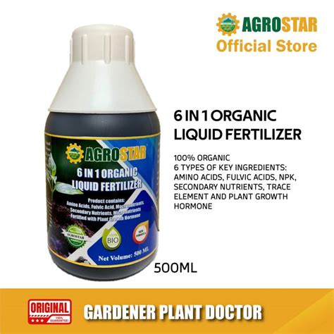 AGROSTAR In Organic Liquid Fertilizer New Formula Amino Acids Fulvic Acids