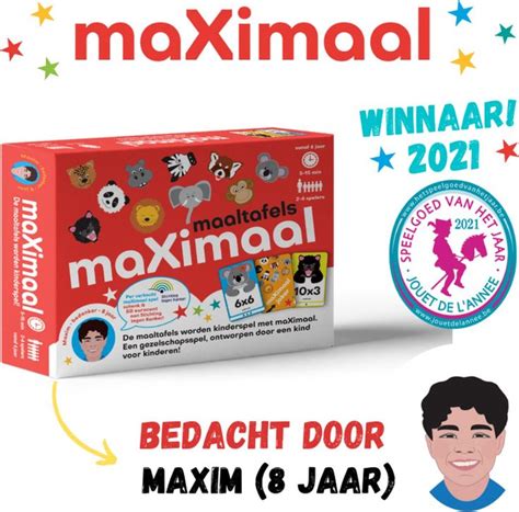 MaXimaal Maaltafels Keersommen Educatief Speelgoed Rekenen Tafels En Delen Wordt Bol