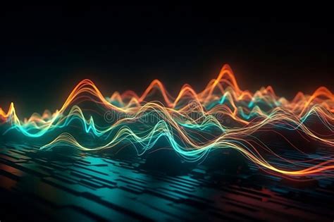 Abstract Wave Background Generative Ai Stock Illustration Illustration Of Lines Design