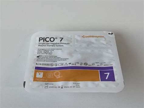 New Smith And Nephew Pico 7 Single Use Negative Pressure 2110 Exp 2023 03