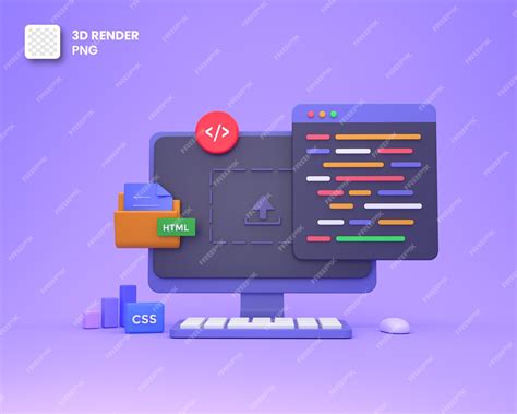 Premium Psd 3d Web Development Or Software Development Or Web Design