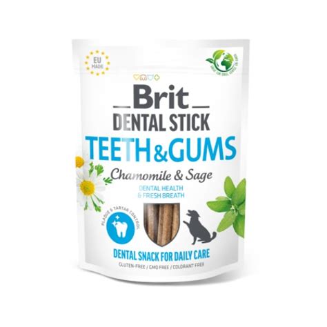 Brit Dental Stick Teethandgums Chamomileandsage Skanėstas šunims