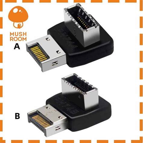 Front TYPE C Socket USB Front Panel Adapter Vertical Type E Header Converter For PC Motherboard