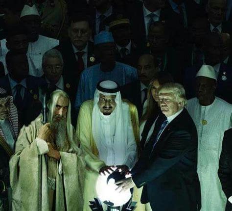 Here A Photoshoped Saruman Into Trumps Orb Picture And Its Not Even Weird Imgur