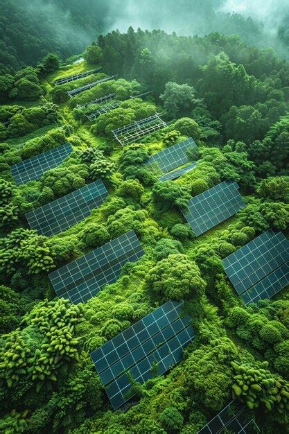 Premium Photo Array Of Solar Panels