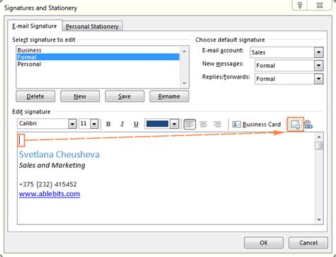 Outlook Signature How To Create Use And Change
