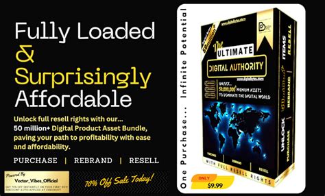 Deliver Over 50m Digital Assets Bundle With Full Resell Rights By