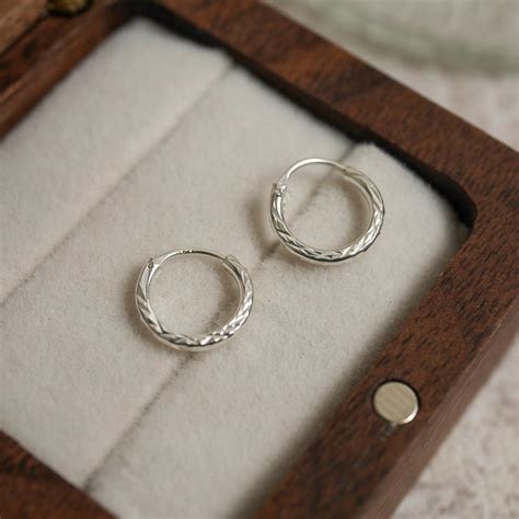 在雲之上｜925純銀耳環・圈圈式 No More Tears 純銀飾品｜個性・百搭・簡約・925銀飾品牌