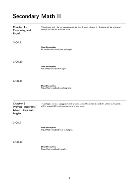 secondary math ii ylp pdf quadratic equation equations