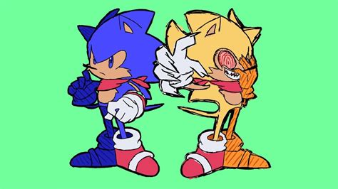 Heres A Piece Of Concept Art Of Super Sonic For My Fan Game R