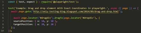 How To Perform Drag And Drop In Playwright