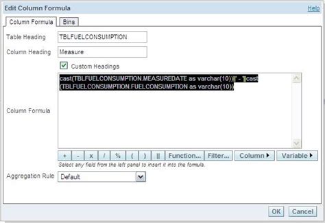 Oracle Business Intelligence OBIEE OBIEE Pivot Table With Carriage Return
