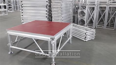 Aluminum Portable Stage Platform For Exhibition Concert Events Wedding Lighting Show Speaker
