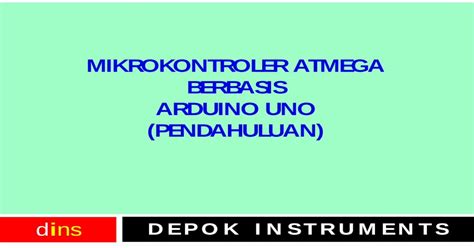 Mikrokontroler Atmega Berbasis Arduino · Pdf Filemikrokontroler Atmega