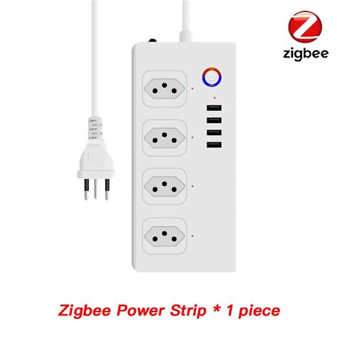 Brazil Smart Zigbee Power Strip Tuya Zigbee Outle Vicedeal