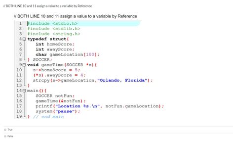 Solved Both Line 10 And 11 Assign A Value To A Variable