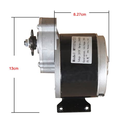 Diy Myself มอเตอร์เกียร์ 24v 250w โวลต์พร้อมเกียร์ทดรอบมอเตอร์ลดเกียร์