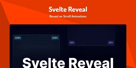 Svelte Reveal Reveal On Scroll Animations Made With Svelte