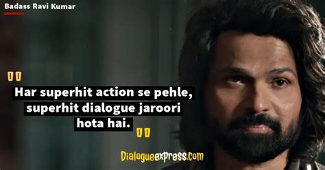 Badass Ravi Kumar Dialogues 12 Most Cringe And Funny Lines