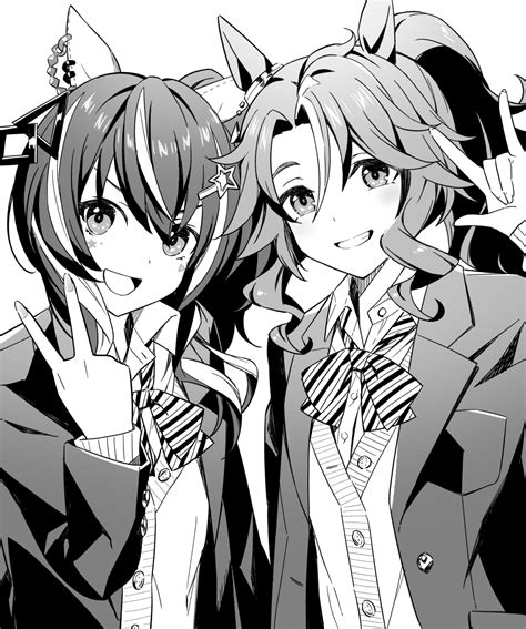 Safebooru 2girls Alternate Costume Animal Ears Blazer Bow Bowtie