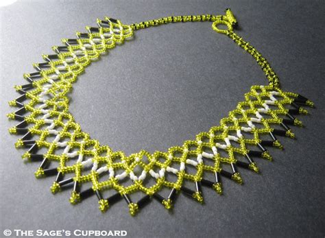 Inspirational Beading Beading Tutorial Seed Bead Netting Stitch