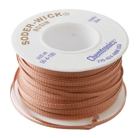 Soder Wick Desolder Braid 2 8mm 100ft 50 4 100 For Sale Online